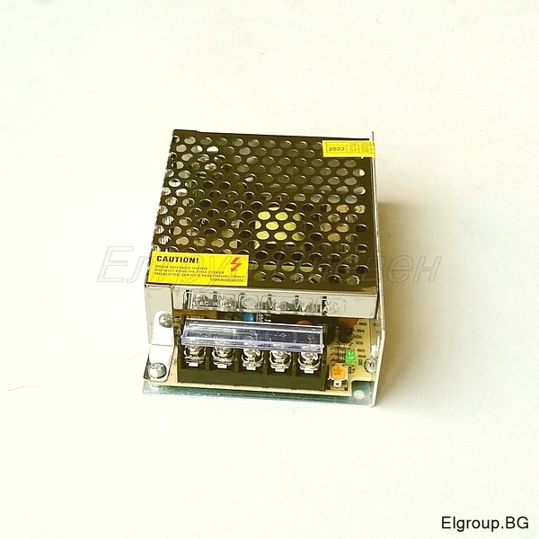 Импулсен захранващ блок 12Vdc-5A-60W, вътрешен монтаж